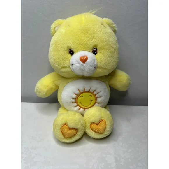 Hasbro | Toys | Hasbro Funshine Talking Yellow Care Bear Plush8s Pop ...